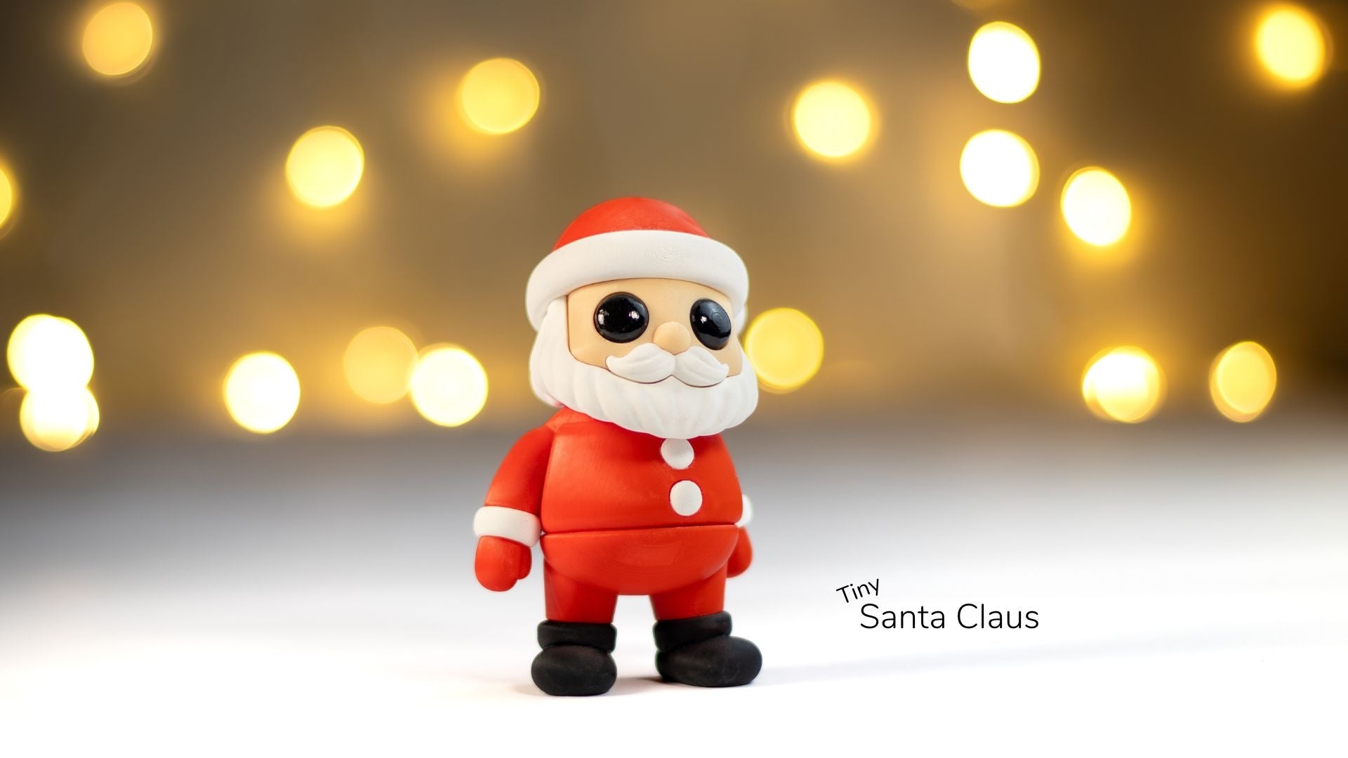 Krew3D Printables - Tiny Santa Claus - 3D Printed, Articulated, and Su ...
